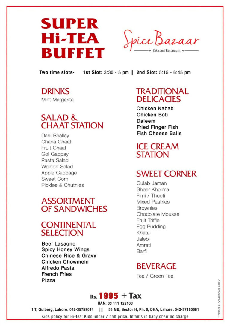 8 Best Buffets in Lahore: Prices, Timings & More (Updated October 2023 ...